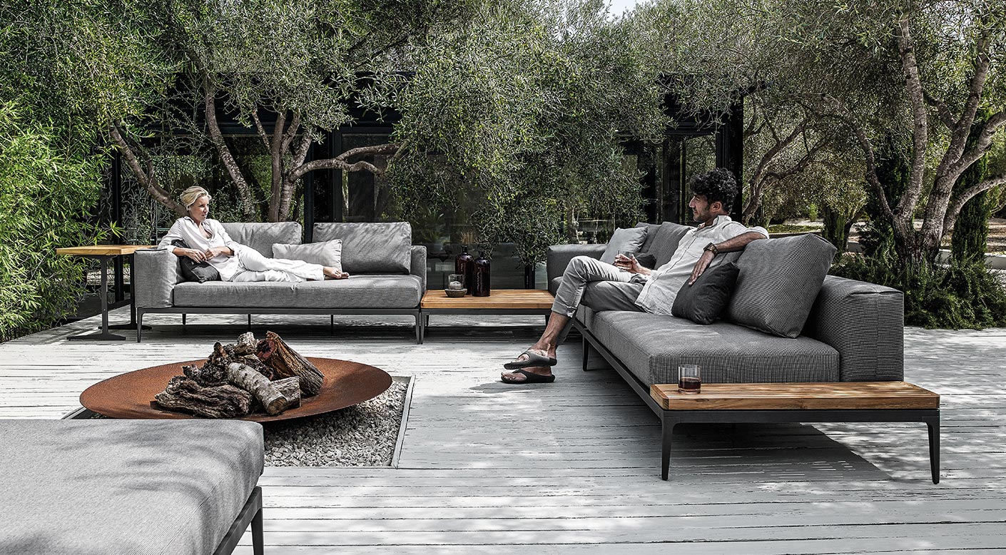 Grid Collection Modern Luxury Outdoor Furniture Gloster